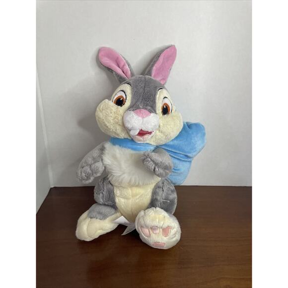 Disney | Other | Disney Store Blue Easter Big Bow Thumper Stuffed ...